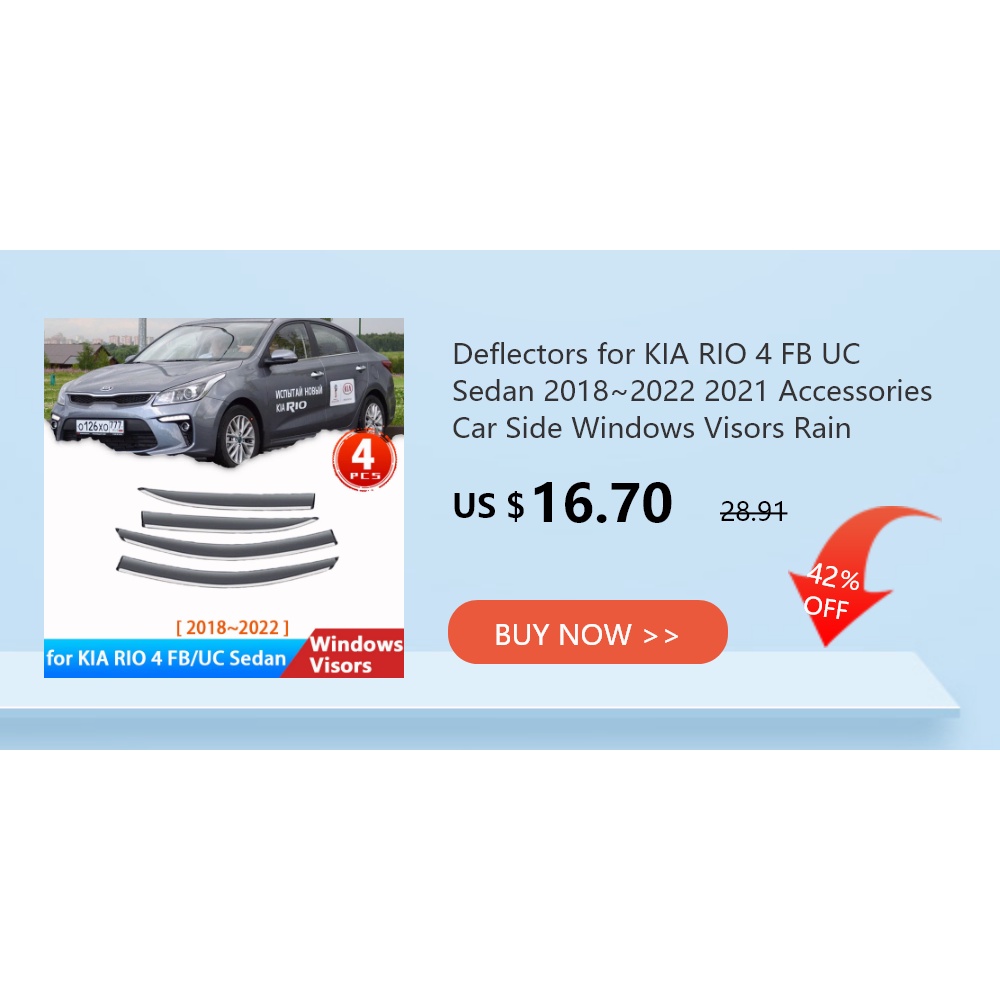 for KIA RIO 4 2018 2019 2020 2021 2022 2023 K2 FB Russian Model Mud ...