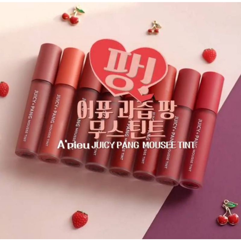 Apieu Juicy Pang Mousse Tint 5 colors - scarletrose0321 - ThaiPick