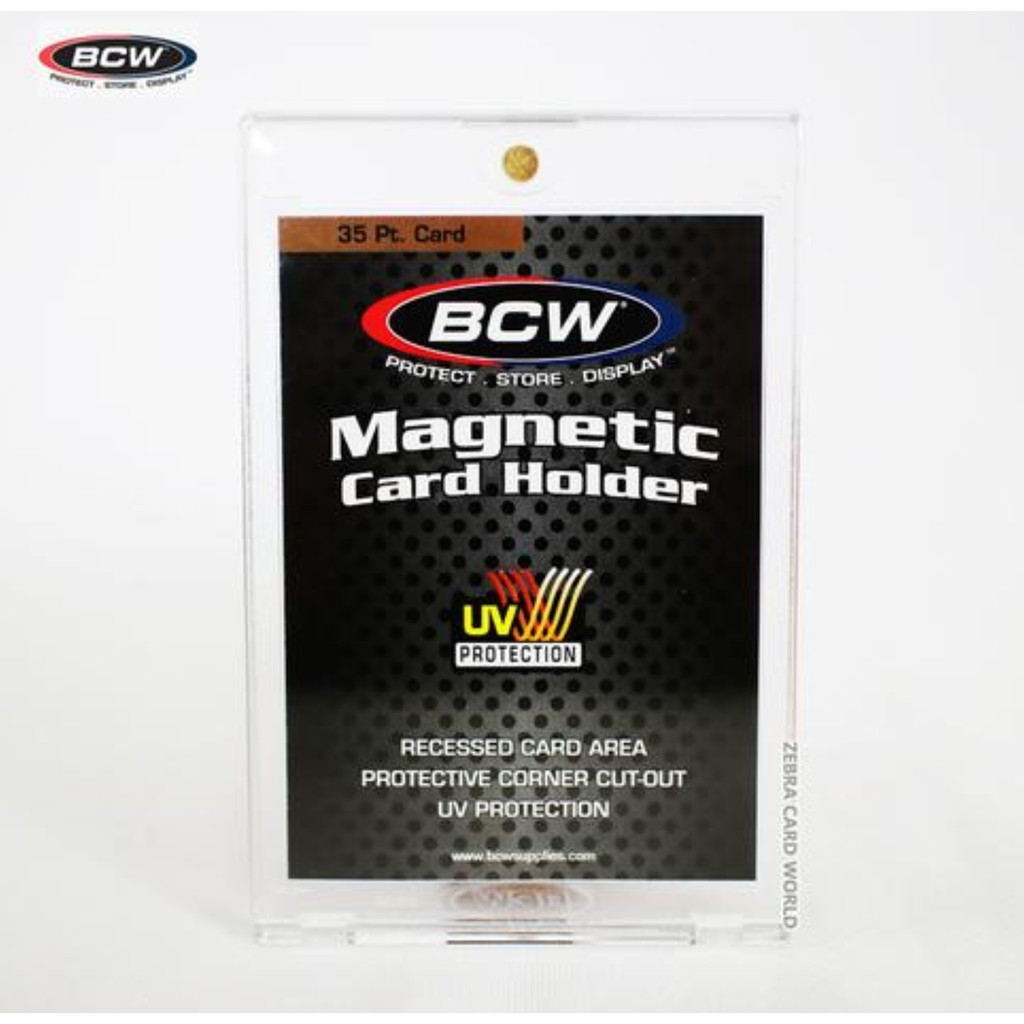 BCW One Touch Magnetic Card Holder 35 Pt Card Standard กรอบใช้สำหรับใส่ ...