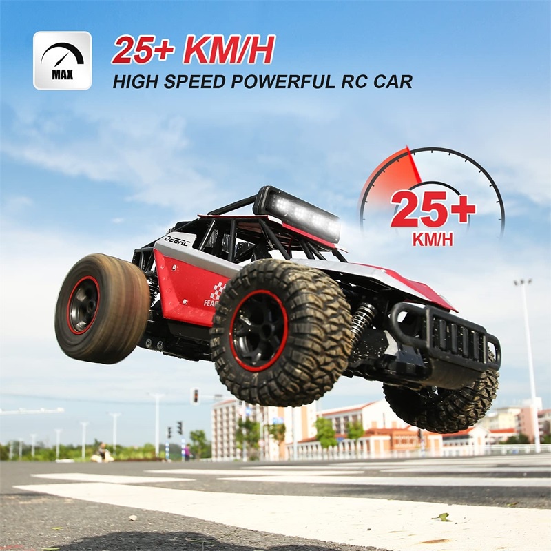 Deerc De43 Remote Control Car 114 Rc Cars 25kmh High Speed 2.4g 2wd Rc Monster Truck Crawler ...