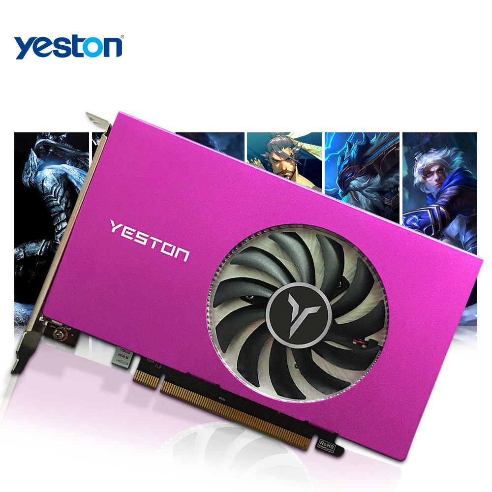 Yeston Rx550-4G 4Hd Ga 4-Screen กราฟิกการ์ดหน่วยความจํา 4Gb / 128Bit ...
