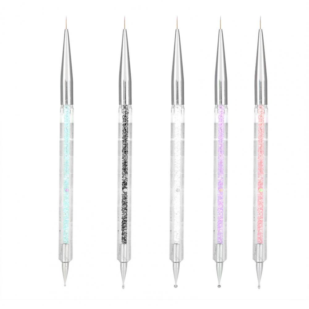 5PCS Double Heads Dotting Manicure Tools Painting Dot Pen Nail Art ...