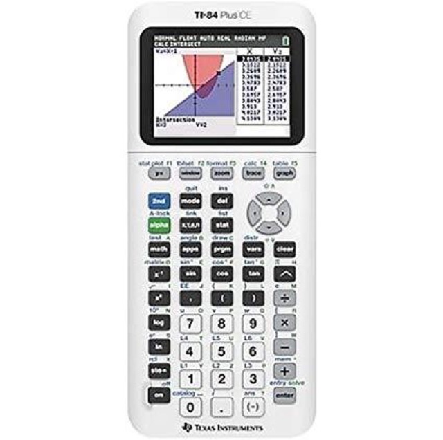 Texas Instruments รุ่น TI84 CE เครื่องคิดเลขกราฟ จอสี - fincal - ThaiPick