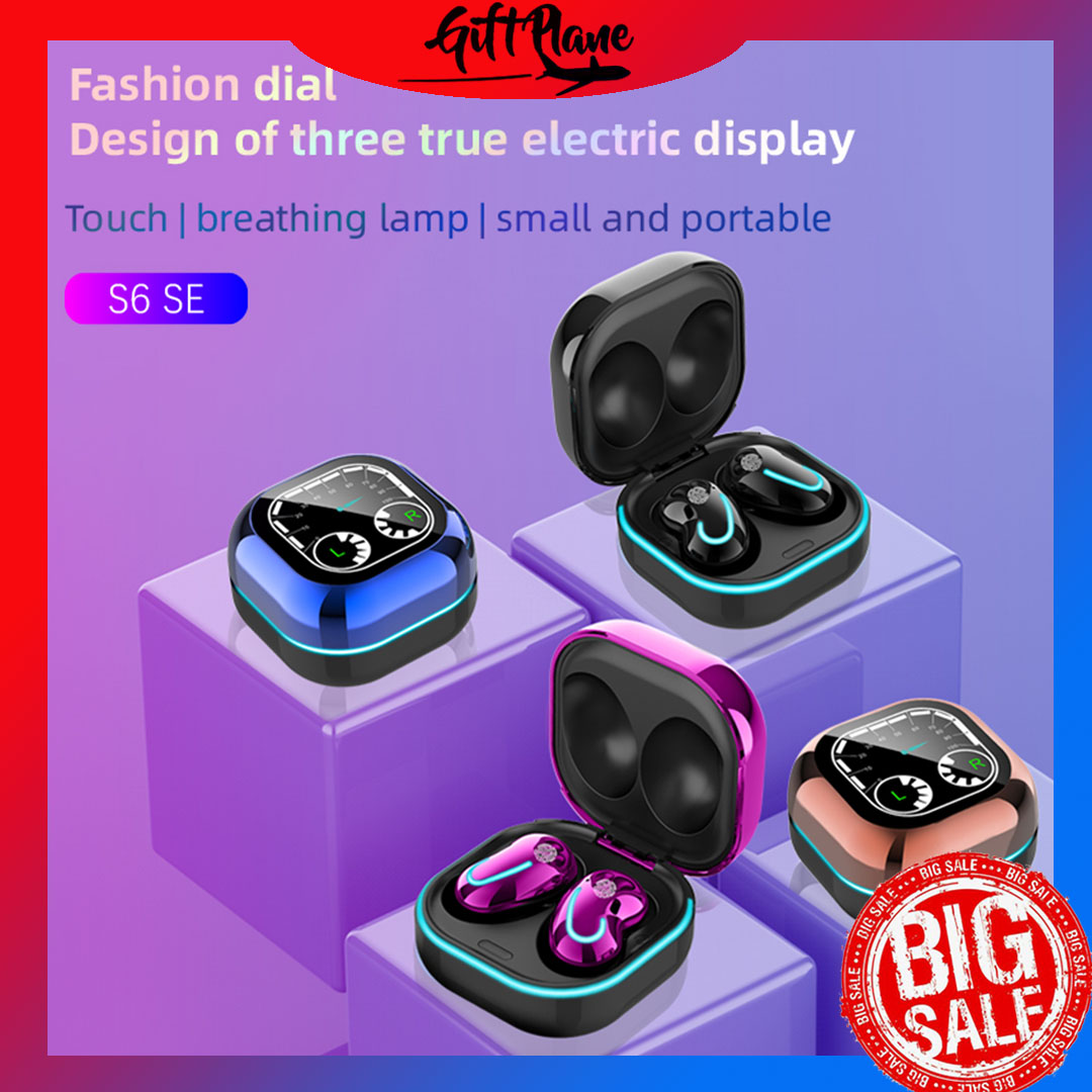 New TWS หูฟังไร้สายบลูทูธ S6 SE TWS S6SE timetable timetable TWS 5.1 หู ...