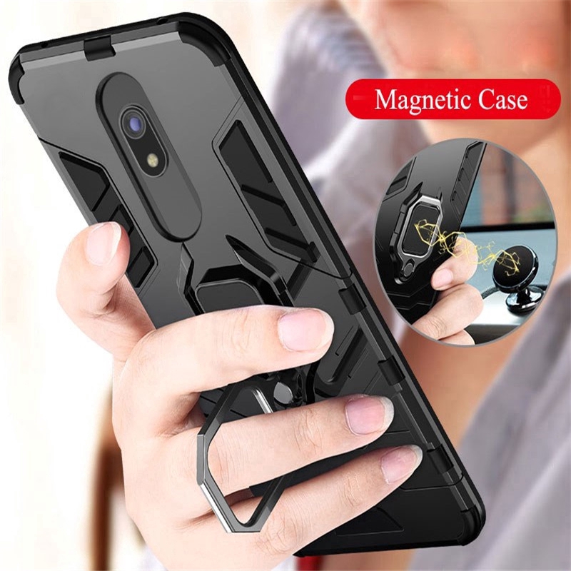 Casing Xiaomi Redmi Note 8 7S 7 6 5 Pro 8A 4 in 1 Magnetic Car Holder ...