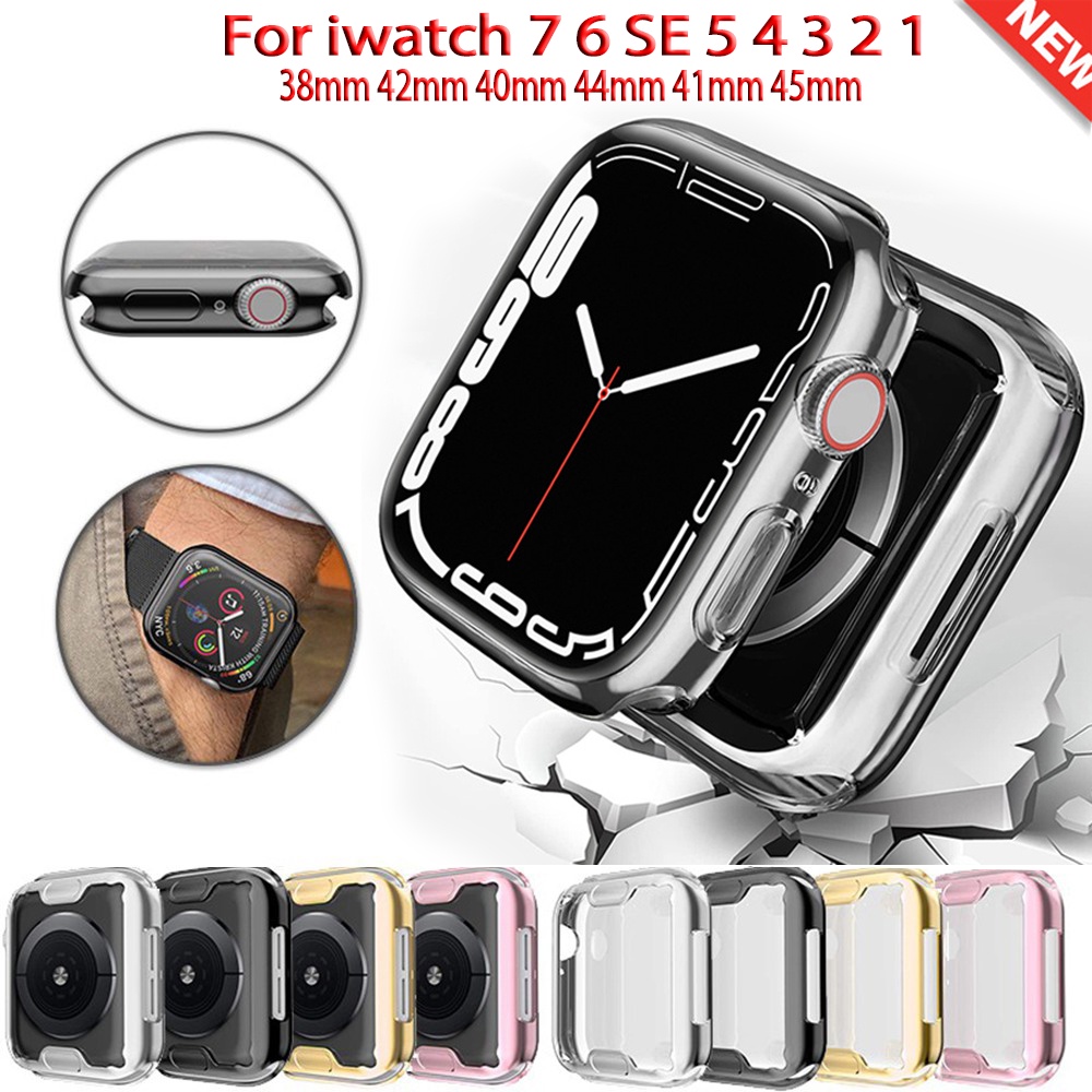 เคส iwatch series 7 เคสกันรอยหน้าปัดนาฬิกา สำหรับ iwatch series 7 SE 6 ...