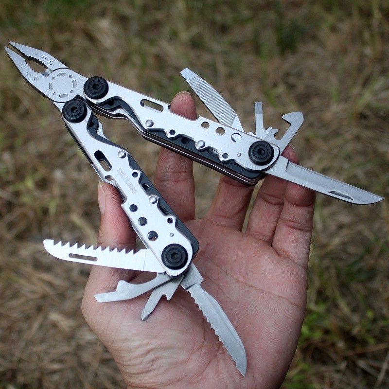 มีดเอนกประสงค์：ocket Knife MultiTool Folding lier Multifunctional EDC ...