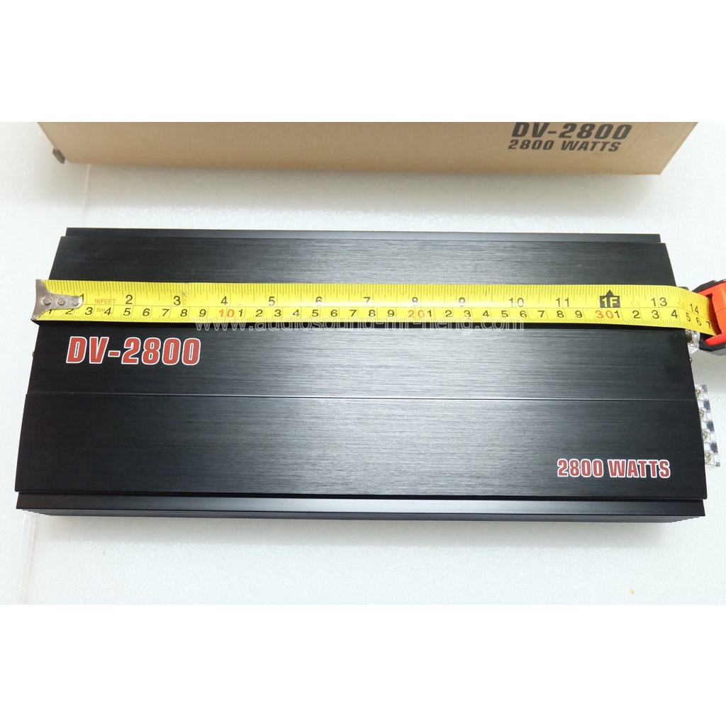 พาเวอร์แอมป์ แอมป์รถยนต์ คลาสดี DV-2800 2800w งานเกรดดี ของใหม่ - hengza002 - ThaiPick