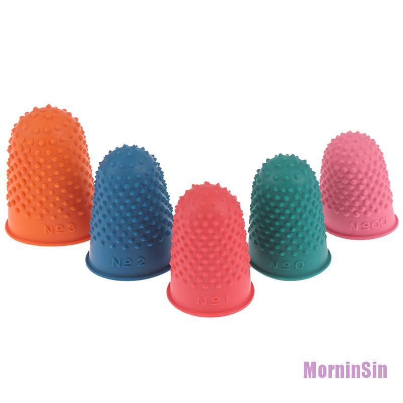 MorninSin5Pcs Counting Cone Rubber Thimble Protector Sewing Quilter ...