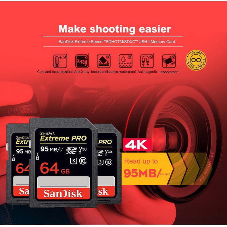 NEW Extreme PRO SD Card 128 gb 64gb 32gb 256 GB SDHC Memory Card High ...