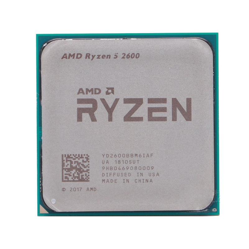 AMD second generation ryzen 5 2600 6 core processor Desktop PC chip CPU ...