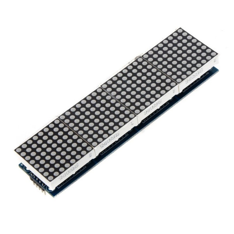 4 In 1 Dot Matrix Mcu Led Display โมดูลเชื่อมต่อ Arduino 5 ชิ้นสีแดง - drumstick.th - ThaiPick