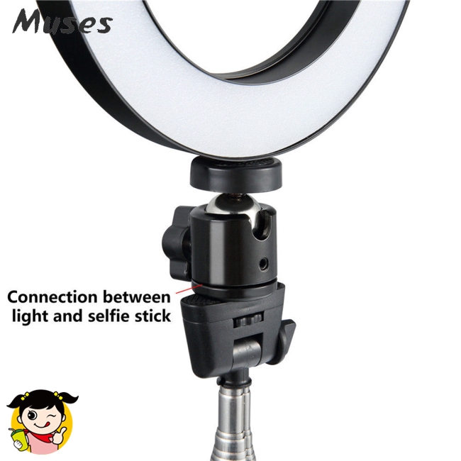 14.5/16/20cm Dimmable LED Ring Light Selfie Light Lamp Photo Camera ...