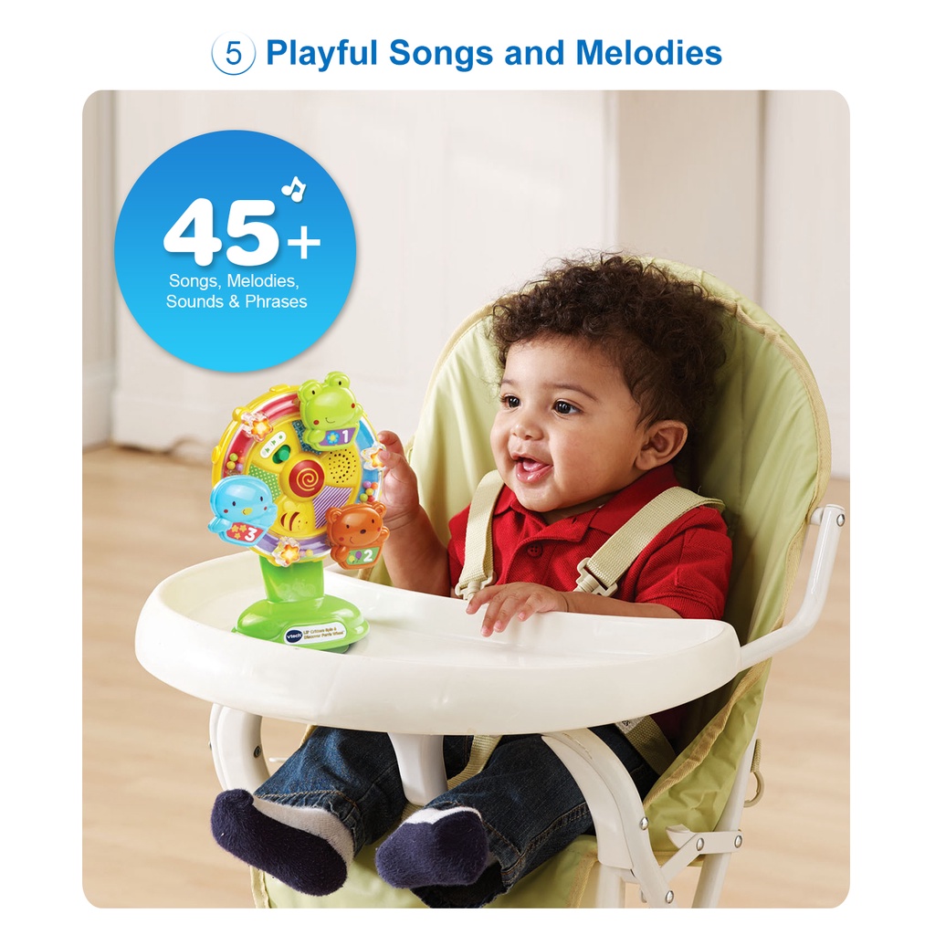 Vtech Official Store High Chair Spin Discover Ferris Wheel Baby Toys 6 ...