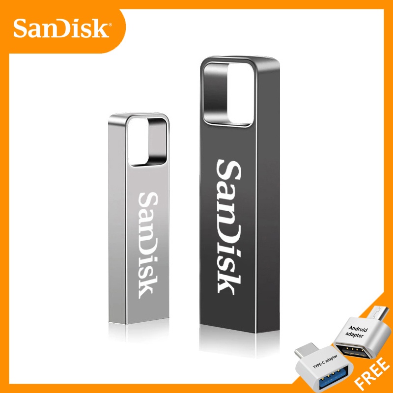 Sandisk Mini Flash Disk USB Key Chip Metal Pen Drive 8GB 64GB 32 16GB ...