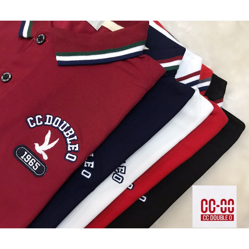 เสื้อยืดคอปกโปโลลายปัก POLO CC DOUBLE O (MLXL) NO.ผู้ชาย Polo Men 03 - watcharazklaytukjaa ...