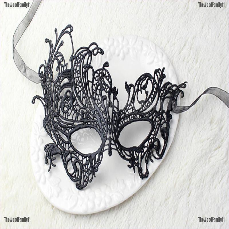 TWF Eye Mask Sexy Lace Venetian Masquerade Ball Halloween Party Fancy ...