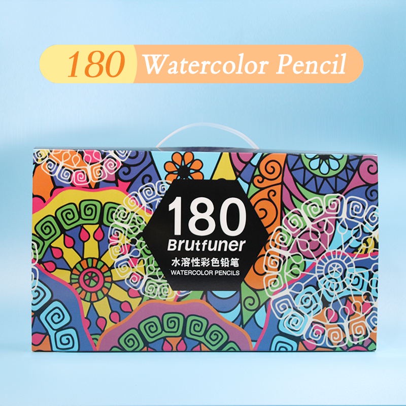 Brutfuner 48/72/120/160/180 colours water color pencil Professional Oil ...