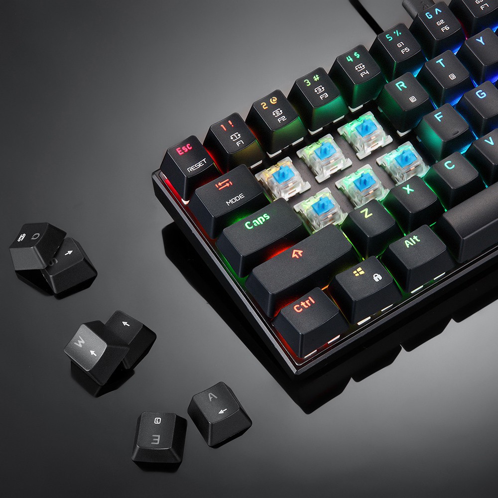 CK 62 BT 3.0 Wired RGB Mechanical คีย์บอร์ดสำหรับ Tablet แล็ปท็อปสมาร์ท ...