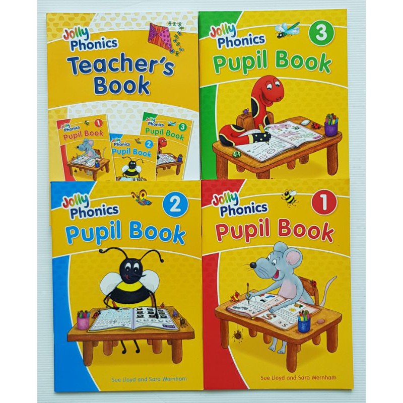 Jolly phonics Teacher's book and pupil book 1-3 set N - jollybooks ...