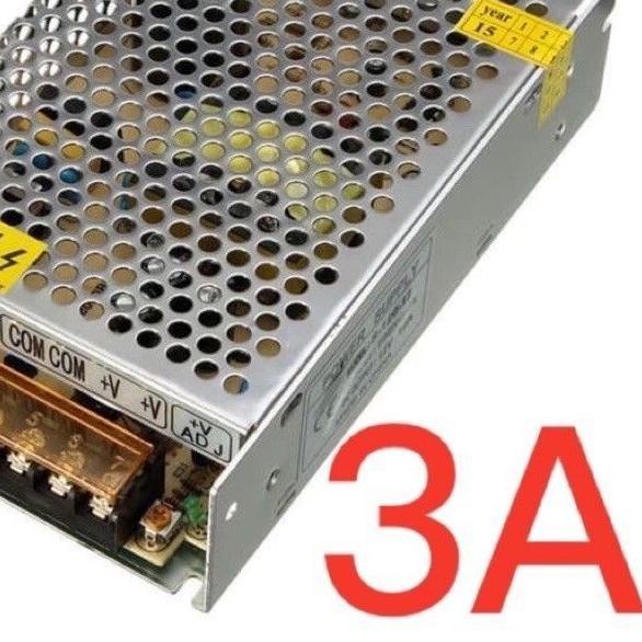 Trafo 3A 12V 3 AMPERE POWER SUPPLY LED STRIP อะแดปเตอร์กล้องวงจรปิด LED ...
