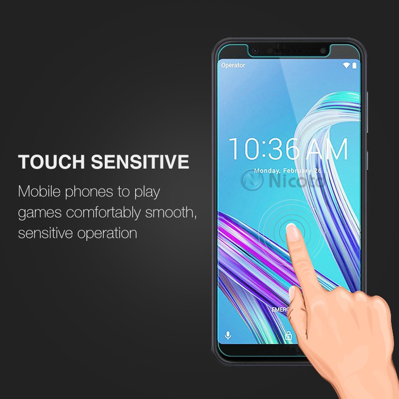 Asus Zenfone Max Pro (M1) ZB602KL กระจกนิรภัย 2.5D HD ป้องกันหน้าจอใส - nicotd.th - ThaiPick