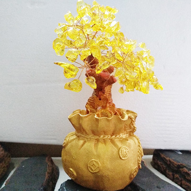 Lucky Tree Decorations Cashing Fortune Home Furnishing Room Decoration ...