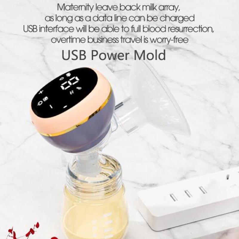 FL Electric Breast Pump Breast Wireless 9 Gears Milk Extractor Wearable ...