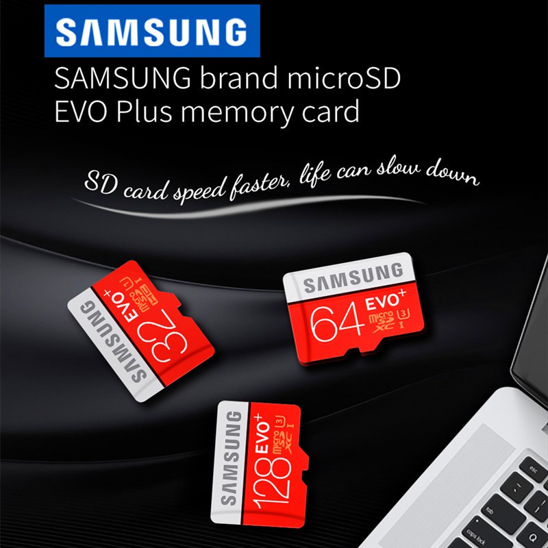 SAMSUNG EVO Class 10 Micro SD 256GB TF SD Cards Memory Card ...