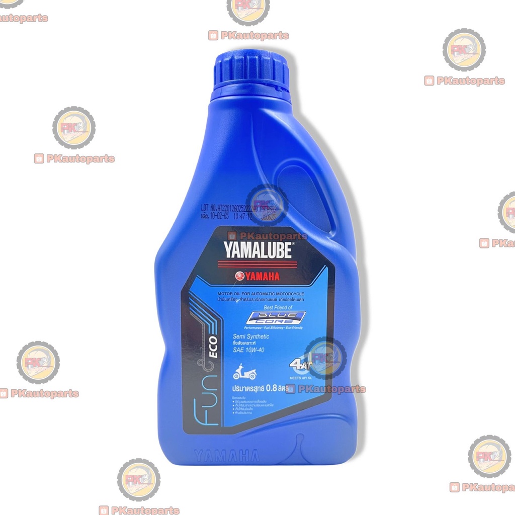 น้ำมันเครื่อง YAMAHA 4t auto bluecore ขนาด1ลิตรและ0.8ลิตร | Shopee Thailand