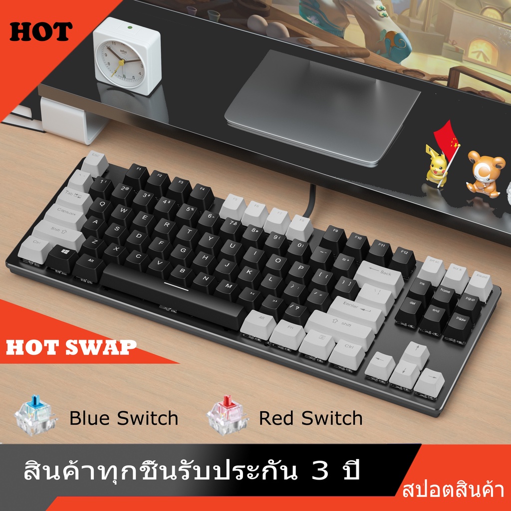 แป้นพิมพ์☇ mechanical keyboard enter Key โลหะผสมสังกะสีเป็นของเกม ...