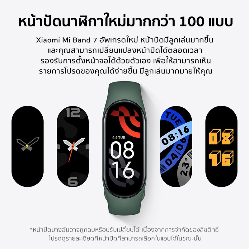 Xiaomi Mi Band 7Mi Band 6 สายรัดข้อมืออัจฉริยะ mi5 mi band5 นาฬิกา ...