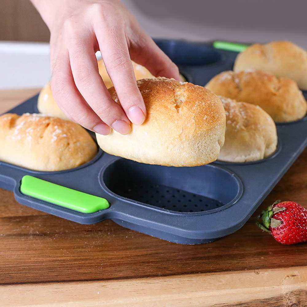 Mini Baguette Baking Tray, Non-stick Perforated Pan - Bread Crisping ...