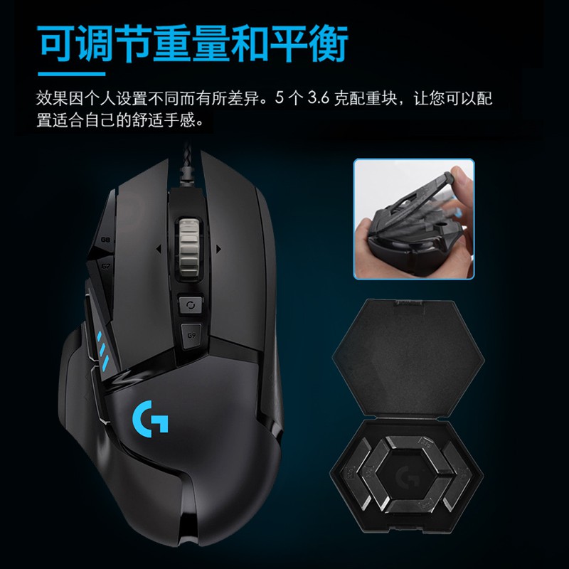 SF Logitech G502 HERO Game E-sports Chicken Macro Mouse Wired CF ...