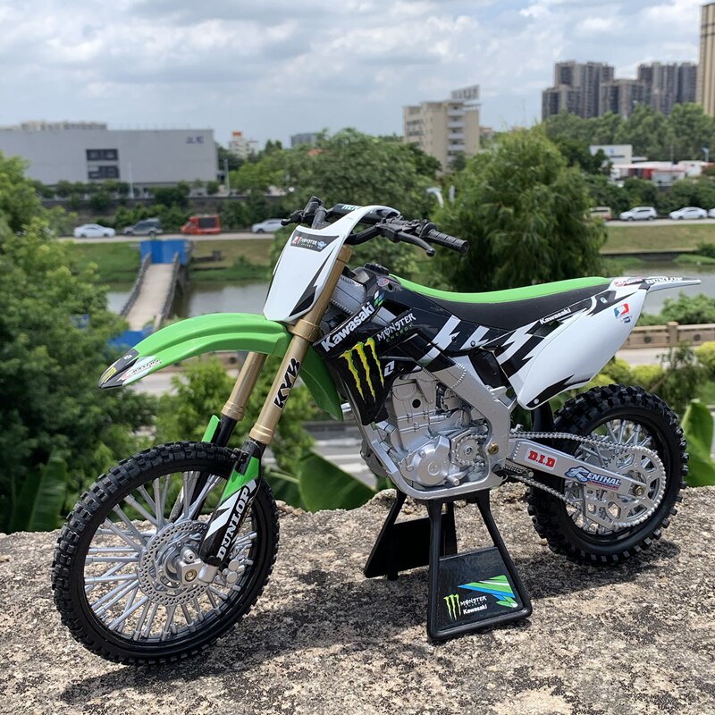 Oversize 1/8 Kawasaki Crosscountry Motorcycles Model Diecast Alloy ...