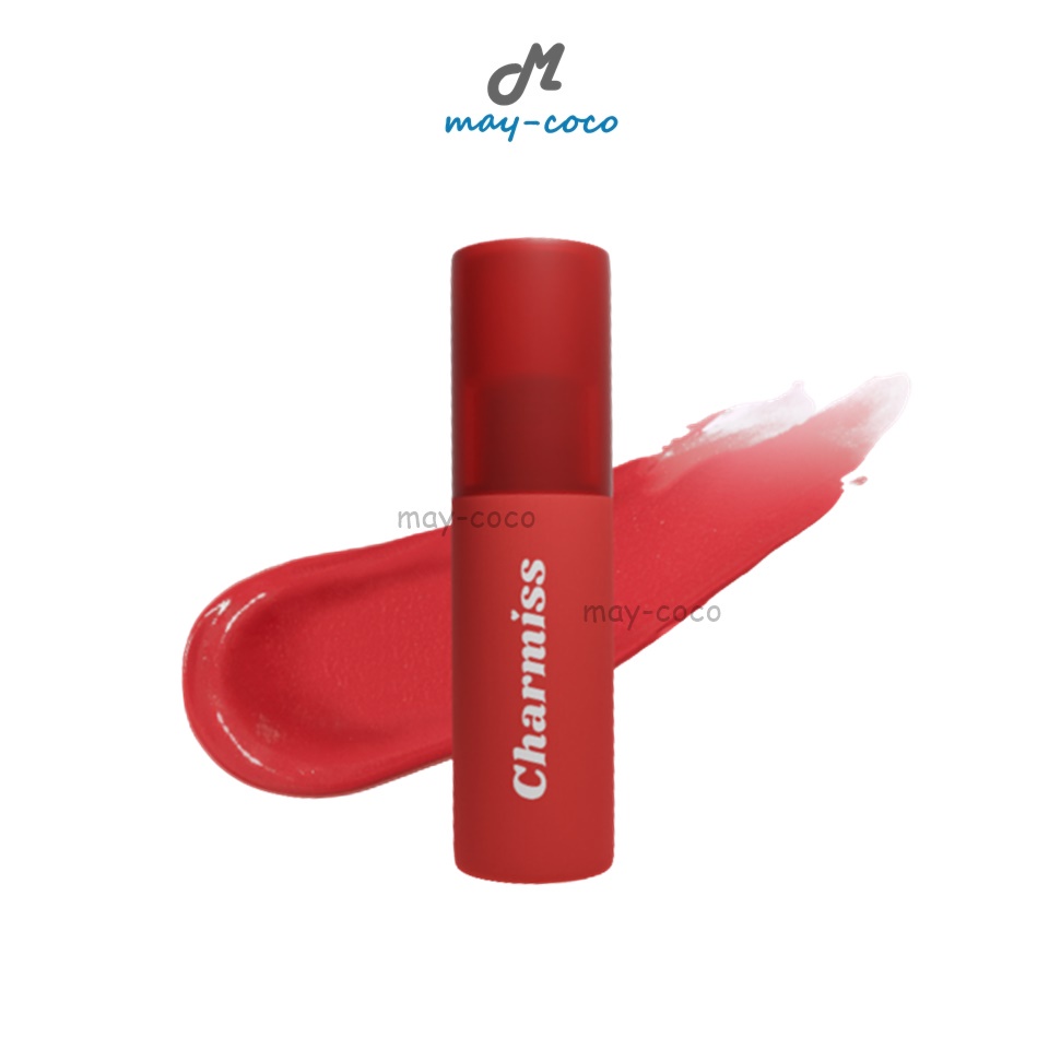 ถูกแท้ส่งฟรี ลิป Charmiss Show Me Your Charm Airy Kiss Tint ลิปจุ๊บเมฆ ...