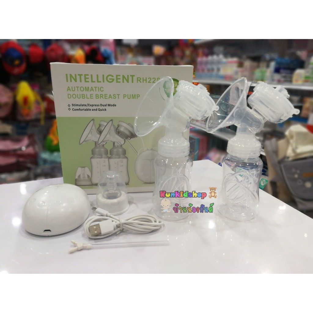 Electric breast pump ปั๊มคู่เต่าทอง ปั๊มนมไฟฟ้า RH228 - kunkid.shop ...