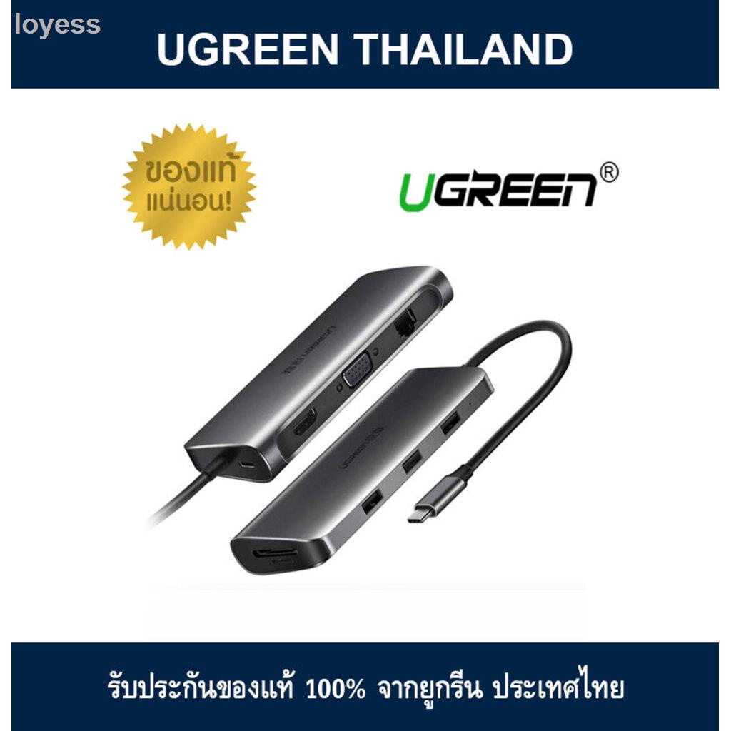อุปกรณ์UGREEN 40873 Adapter USB TYPE-C to Multiport Dock Station 9 in 1 ...