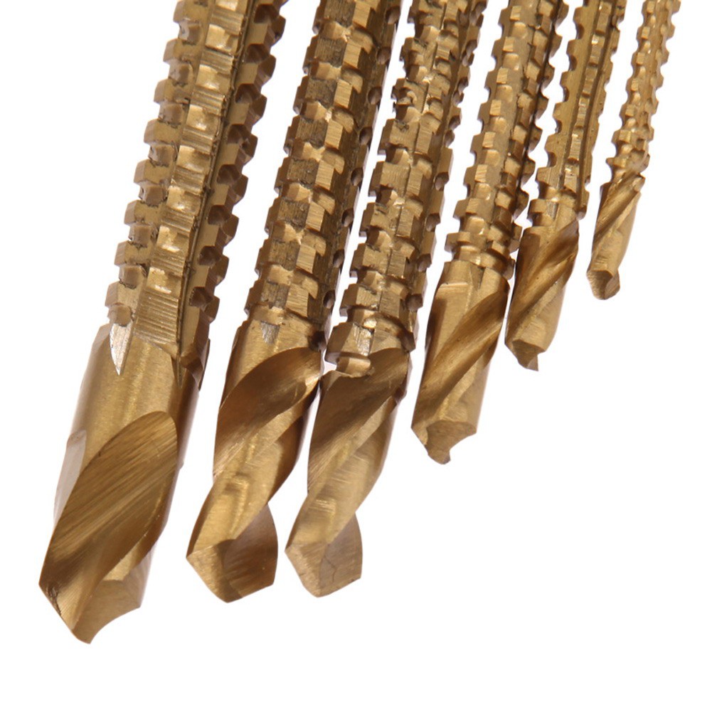 6 ชิ้น Titanium Coated HSS Drill Bits - acelit.th - ThaiPick