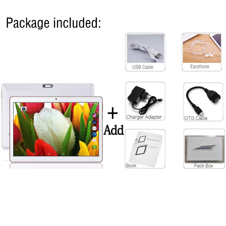 10.1 นิ้ว Android 8.0 Octa Core 6gb Ram + 128gb Rom แท็บเล็ตพีซี Wifi ...