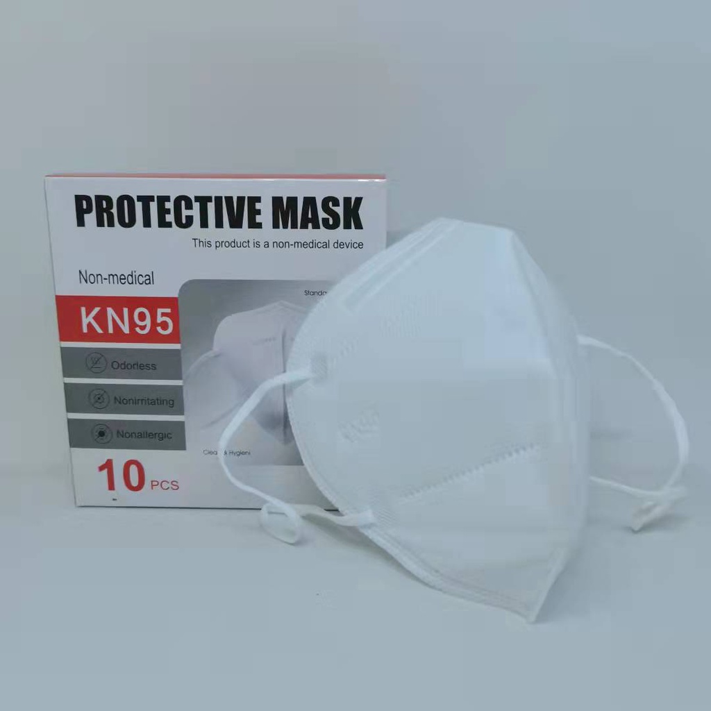 หน้ากาก KN95 (10 ชิ้นในกล่อง) รองรับการเก็บเงินปลายทางและจะจัดส่ - joonheexu - ThaiPick