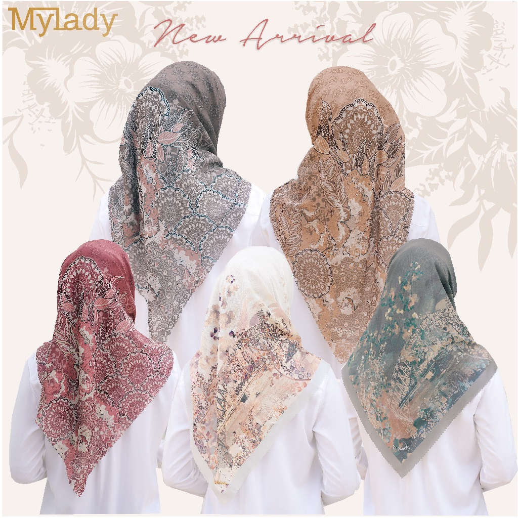 My LADY Holes ORI SIGNATURE DIXI SERIES II ฮิญาบ ฮิญาบ ฮิญาบ ลวดลาย ...