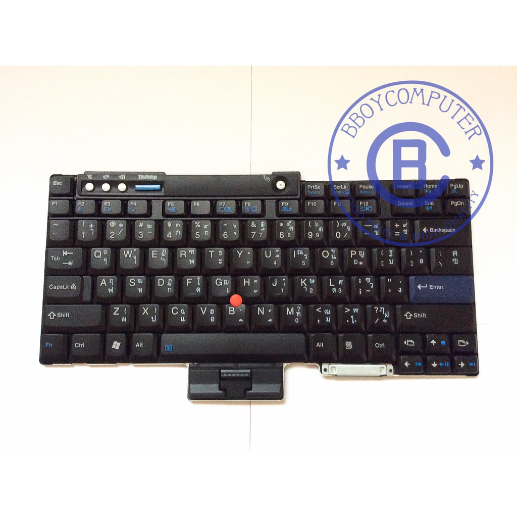 LENOVO Keyboard คีย์บอร์ด LENOVO THINKPAD T60 T61 R60 R61 R400 R500 ...