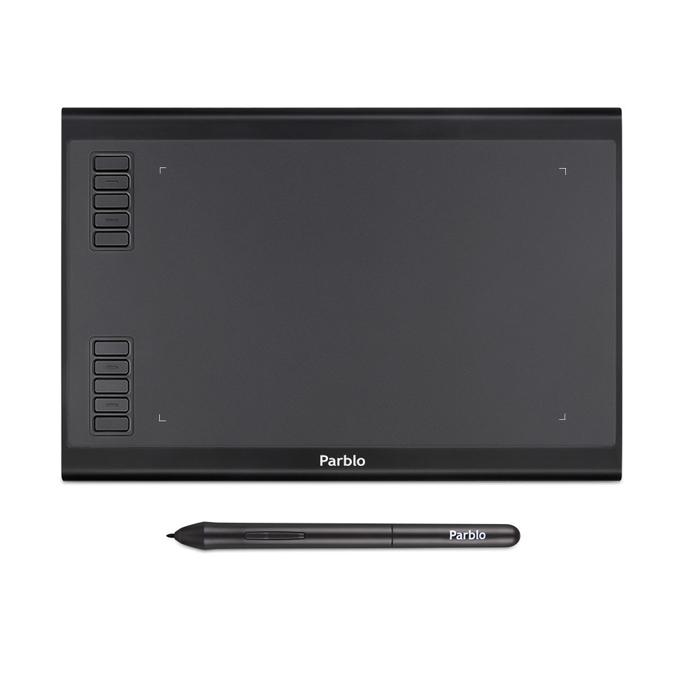 Parblo A610 Plus เม้าส์ปากกา วาดภาพ ขนาด 10x6 นิ้ว แรงกด 8192 ระดับ ...