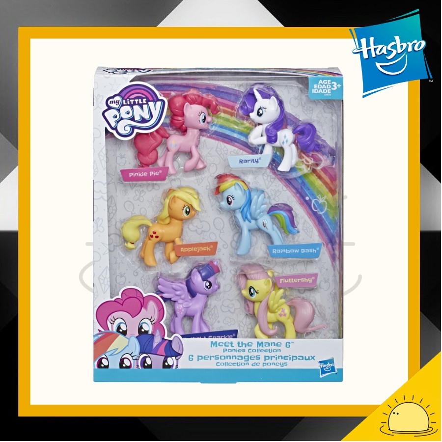 MY LITTLE PONY MEET THE MANE 6 PONIES COLLECTION - hasbroth - ThaiPick