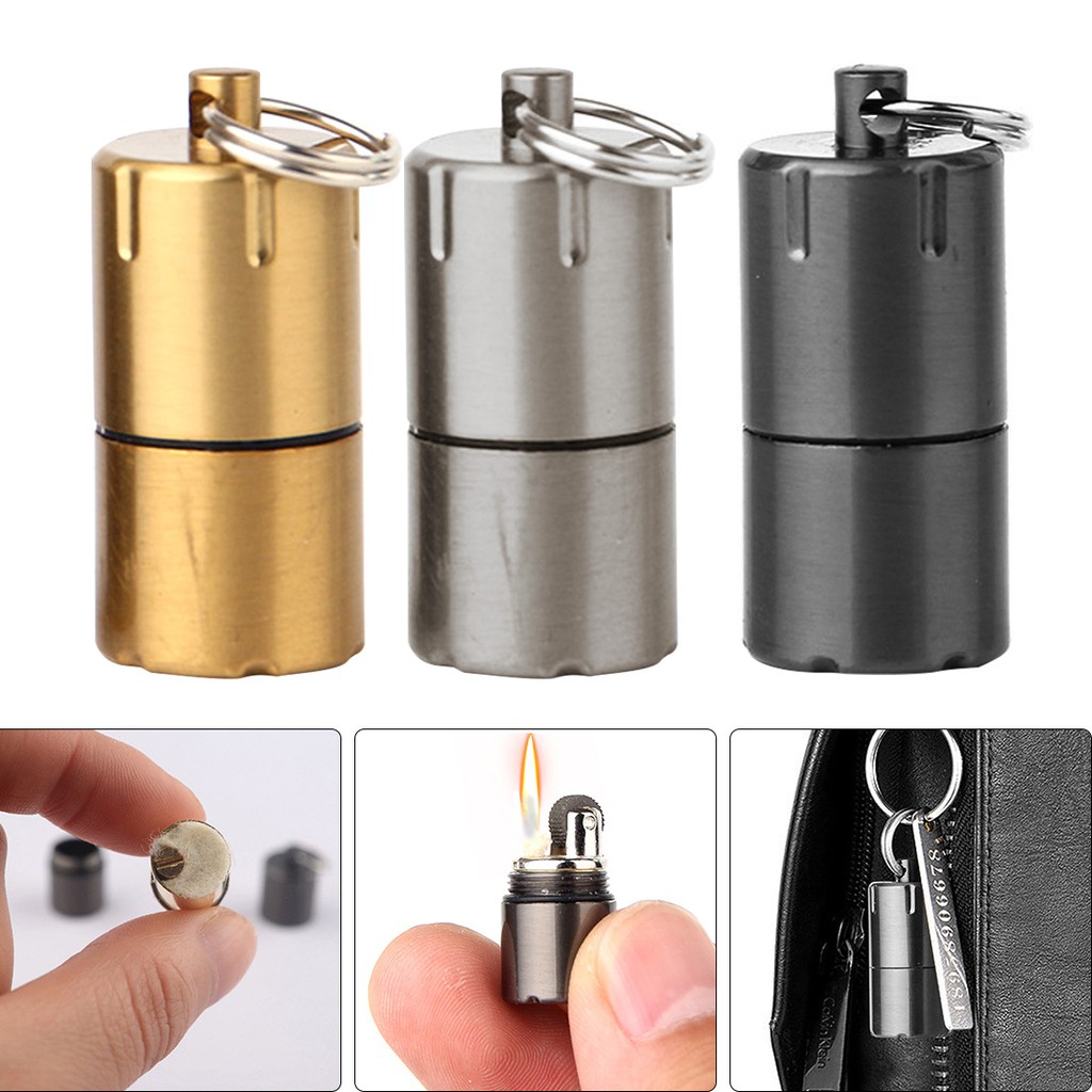 Mini Retro Kerosene Gasoline Lighter Compact Capsule Gasoline Lighter ...