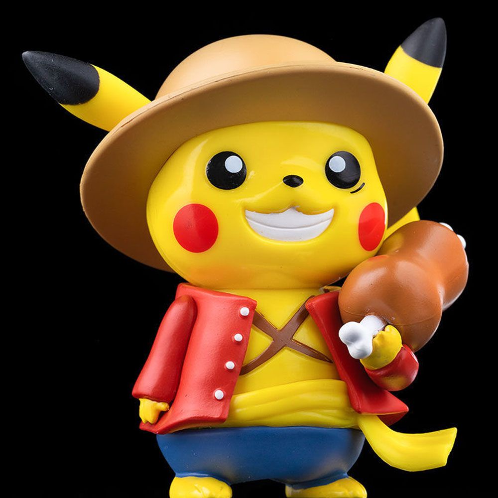 Back2Life โมเดลฟิกเกอร์การ์ตูน Pikachu Luffy Pikachu ขนาดเล็กของเล่น ...