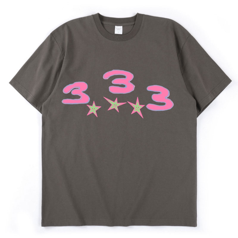 เสื้อยืดแขนสั้น พิมพ์ลายกราฟฟิค Swedish Rapper Bladee 333 ทรงหลวม โอ ...