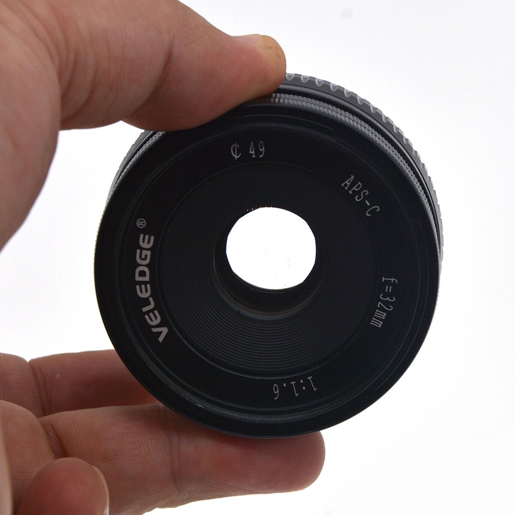 Camera Lenses 32mm Fixed Manual Lens With Rear Lens Cap And Front Lens ...