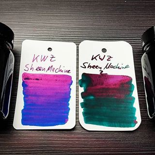 KWZ sheen machine ink น้ำหมึกสีสวย มีsheen (สีสะท้อน) สำหรับปากกาหมึก ...